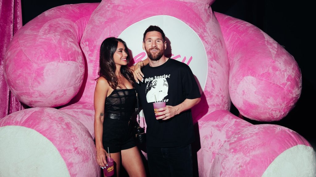 Messi and Antonella Light Up the BRESH Party in Miami - los40.us