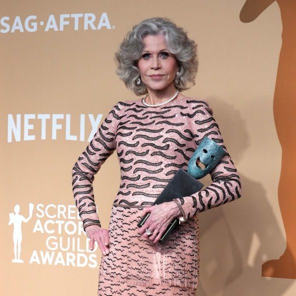 Jane Fonda's Viral SAG Awards Speech Takes on Trump’s 'Woke' Stance ...
